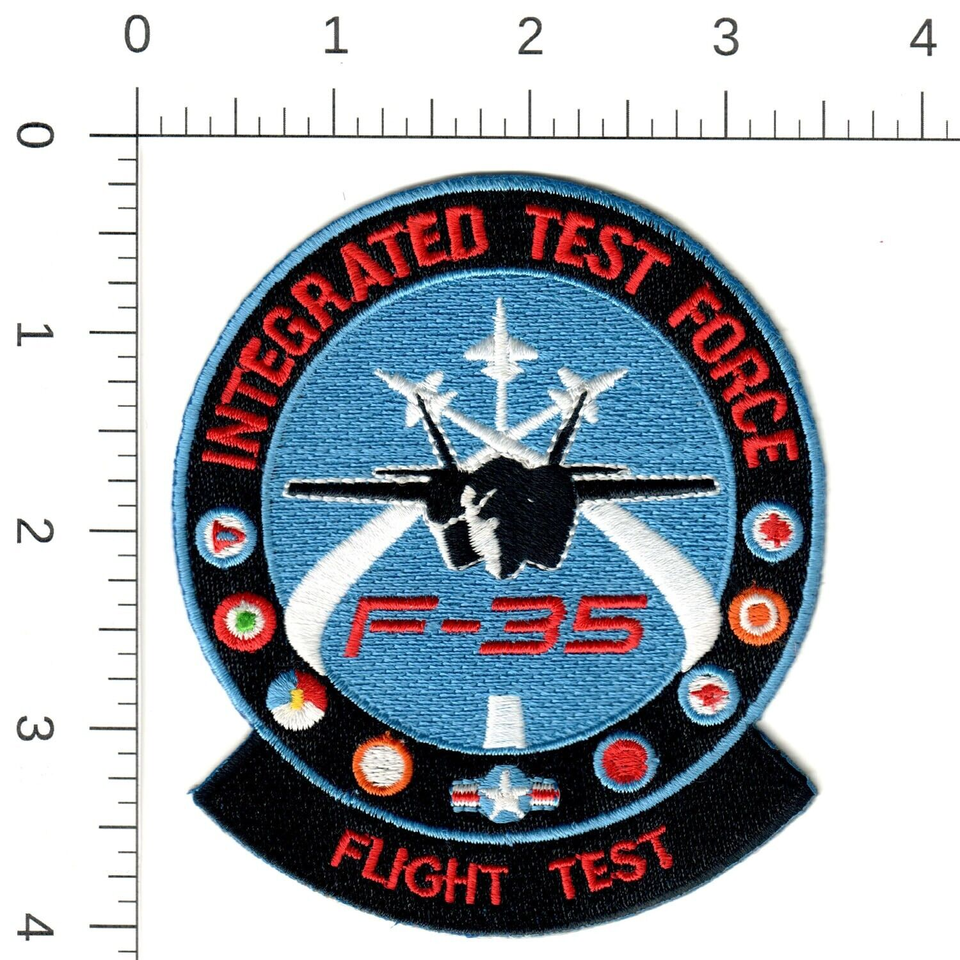 Integrated Test Force F-35 Patch Lockheed Martin Lightning USAF Air ...