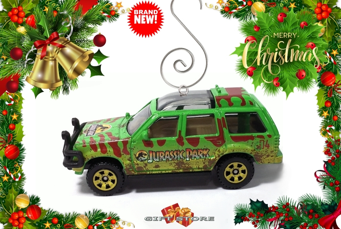 RARE CHRISTMAS ORNAMENT 93~94 FORD EXPLORER JURASSIC PARK CUSTOM ...
