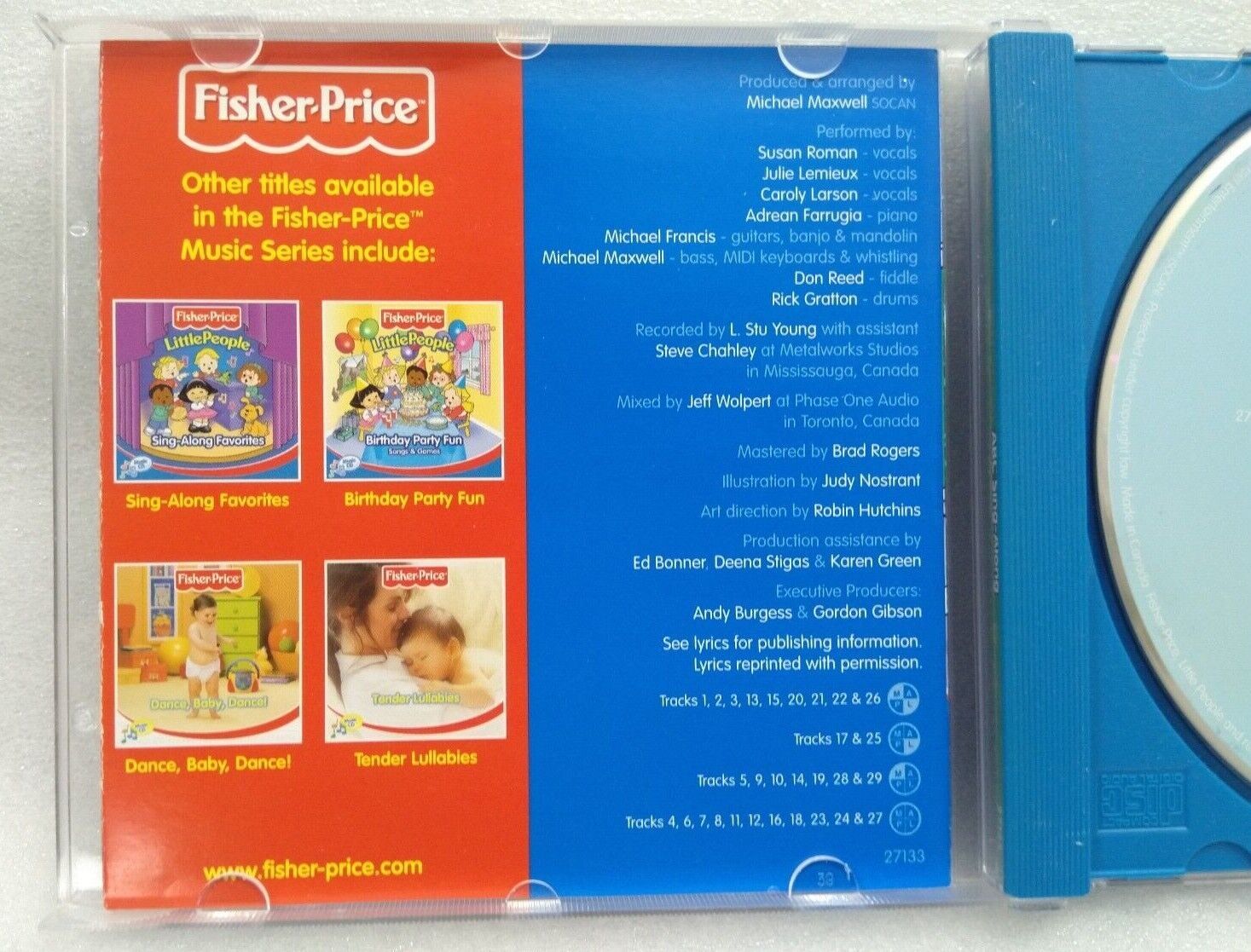 CD Little People: ABC Sing-Along by Fisher-Price (CD, Jan-2003, Fisher ...