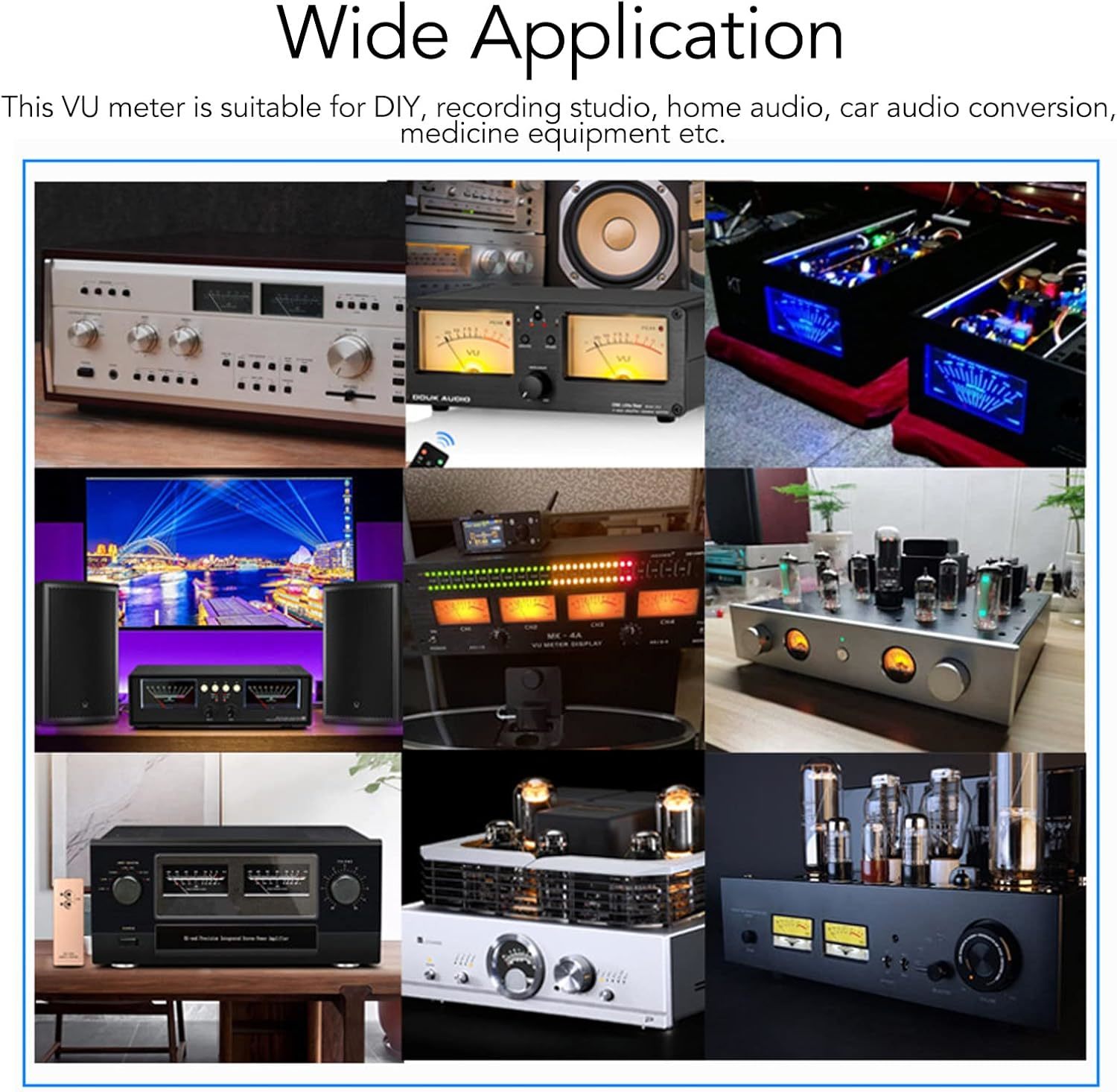 Vu Level Audio Meter, Vu Meter Driver Board Highly Accurate Power ...