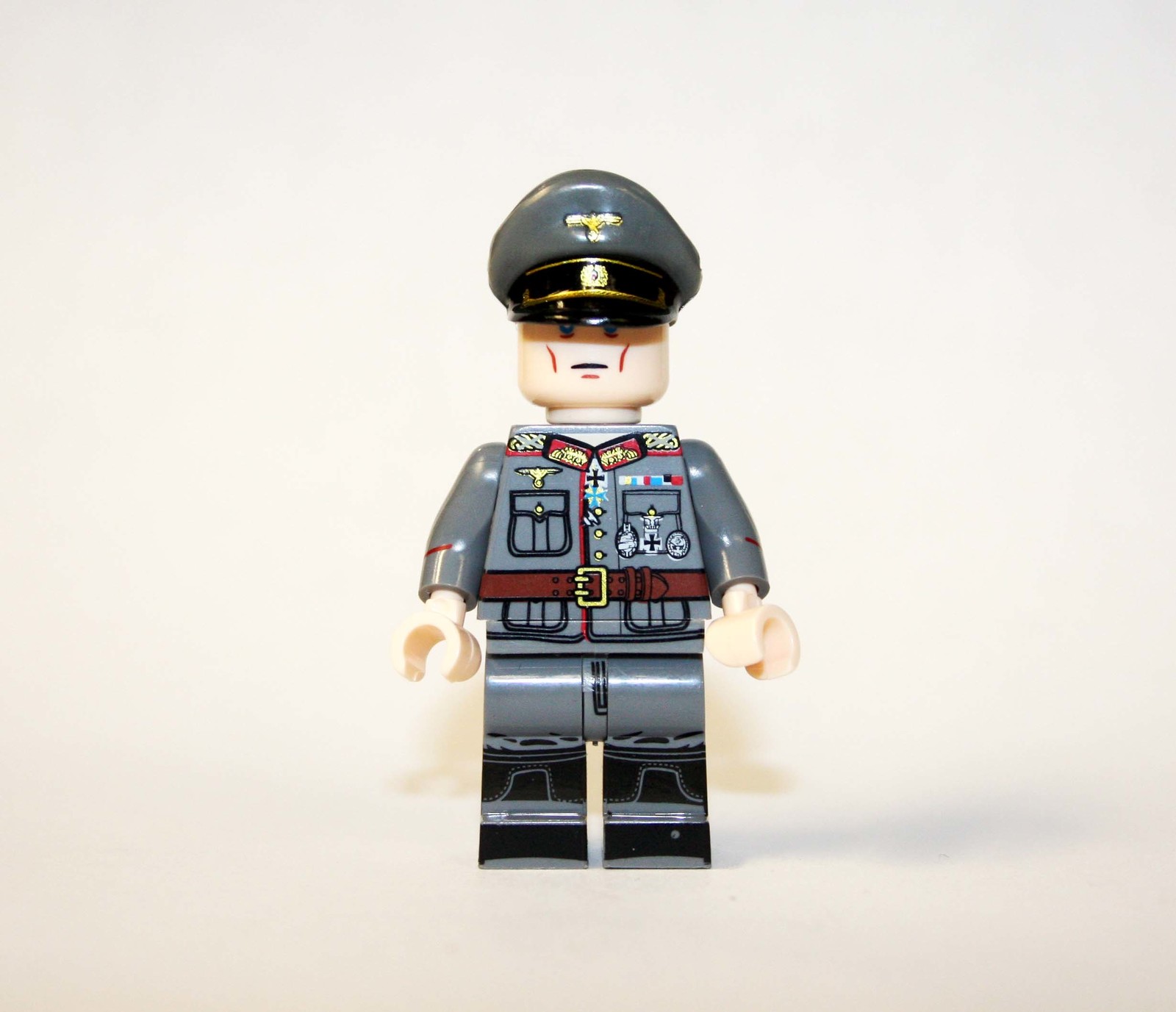 German General Officer Deluxe Printing WW2 Army Wehrmacht Minifigure ...