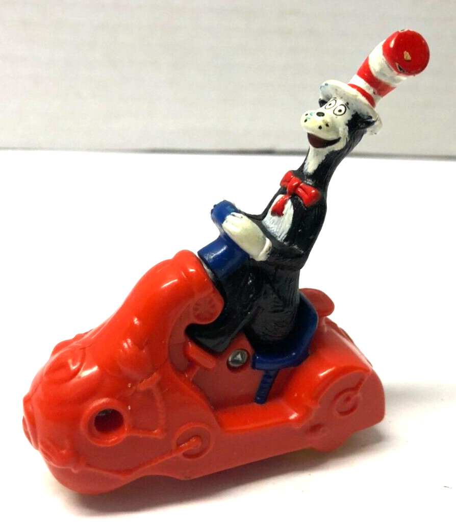 Dr. Seuss CAT IN THE HAT Pull Back N Go Car Figure Toy 2003 Hershey ...