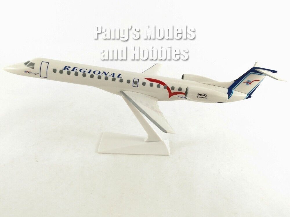Embraer ERJ145 RJ-145 RJ145 ERJ-145 Regional Airlines 1/100 Scale Model ...