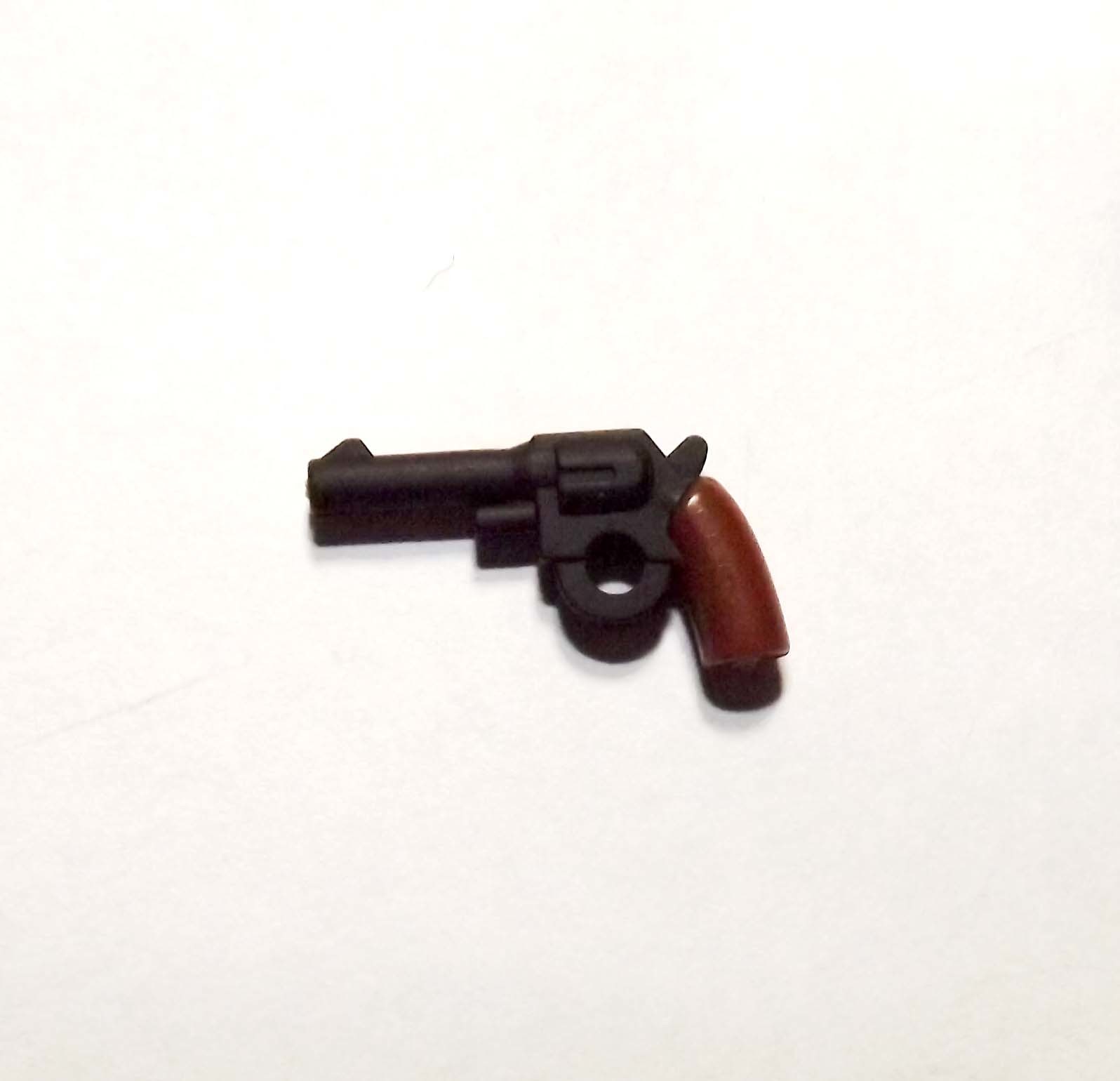 Handgun revolver with wood grips weapon Gun Minifigure US Toy - LEGO (R ...