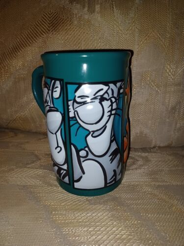 Disney Store Winnie The Pooh Tigger Coffee Mug 3D Blue Green Used Made ...
