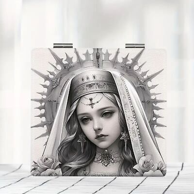 Gothic Angel, Madonna, Saint, Celestial Compact Portable Makeup Mirror ...