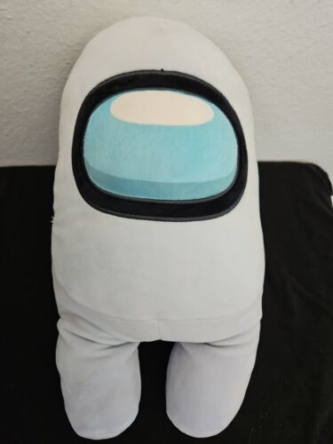 Among Us Silver Grey Plush Stuffed Toy Crewmate 15" Toikido - Other