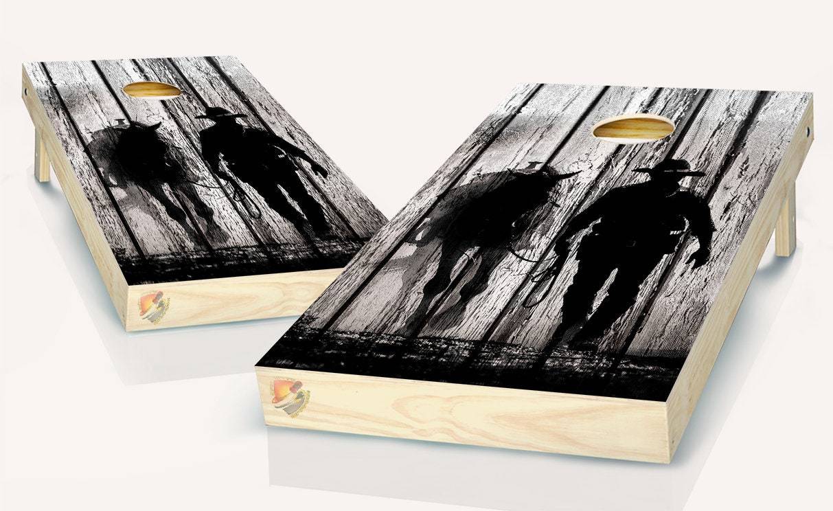 Cowboy Western Cornhole Board Vinyl Wrap and 50 similar items