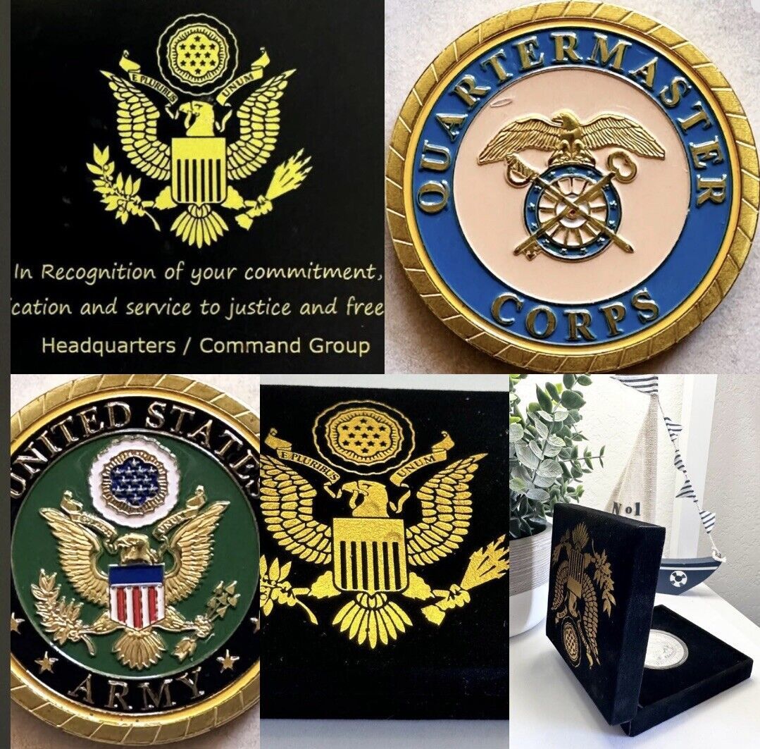 New US Army Quartermaster Corps Challenge Coin USA-Army - Challenge Coins