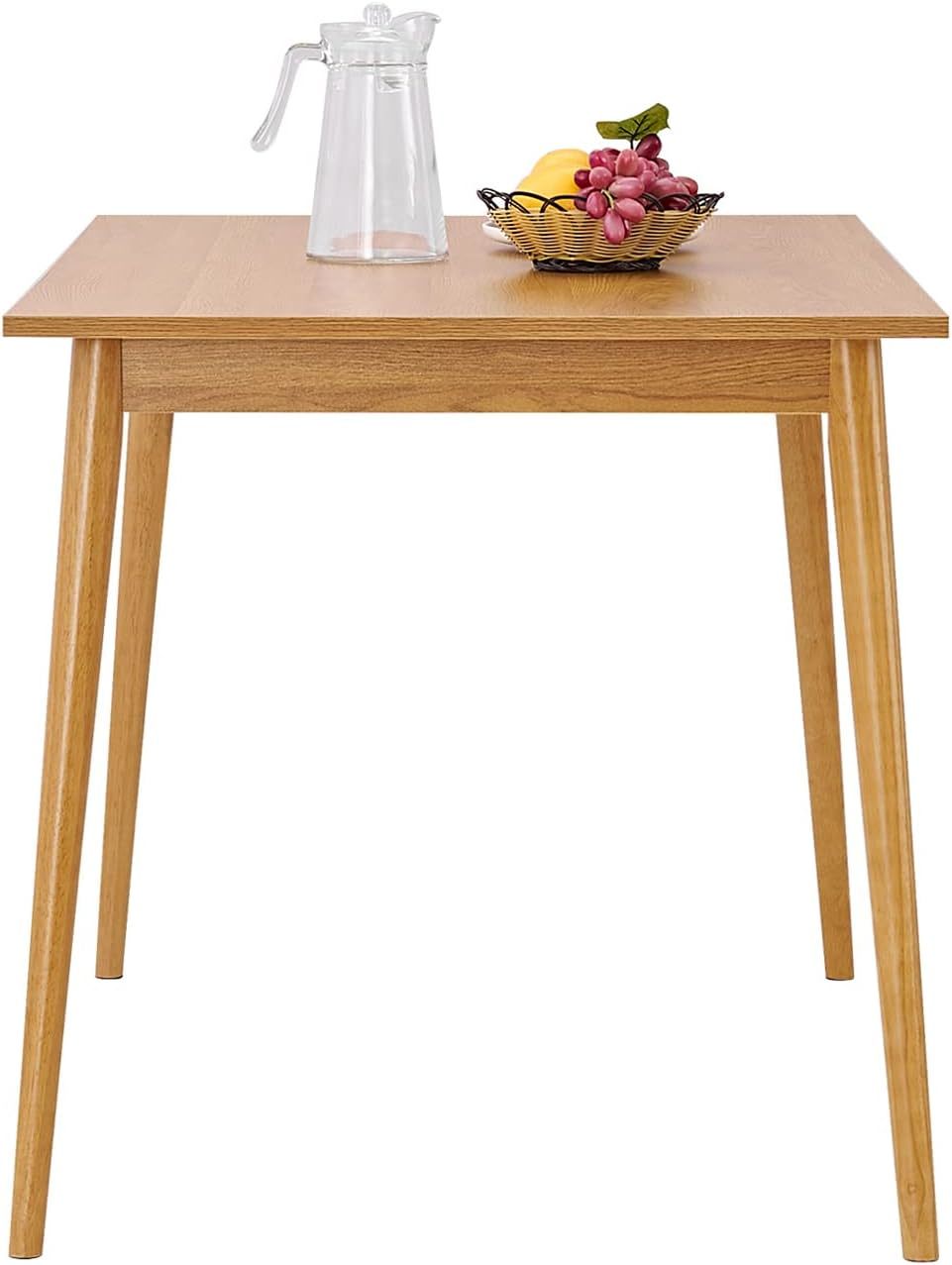 The Panana Modern Dining Table Is A 47-Inch Kitchen Table With Solid ...