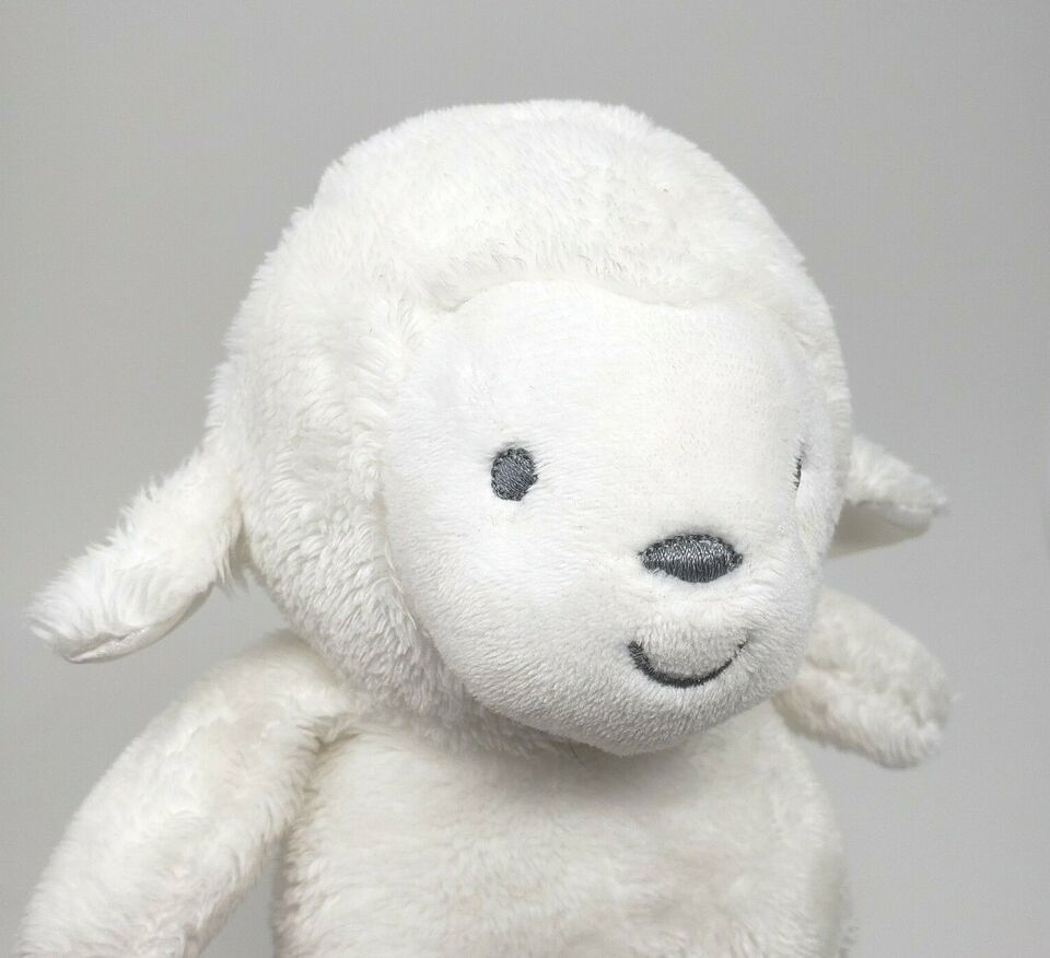 CARTER'S PRECIOUS FIRSTS BABY WHITE LAMB SHEEP RATTLE 66841 STUFFED ...