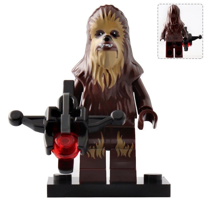 Chewbacca Chewie - The Force Awakens Star Wars Movies Minifigure Block ...