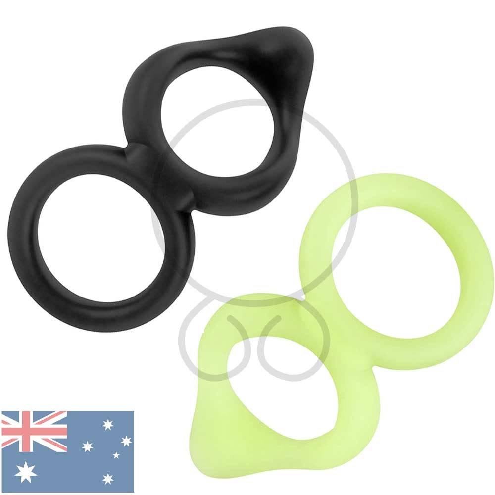 Double Ring Glow In The Dark Black Tickler and 50 similar items