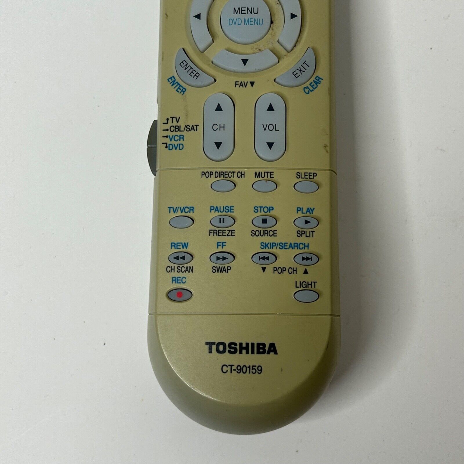 TOSHIBA CT-90159 TV REMOTE CONTROL 27HL85 30HF83 32HF73 32HL85 34HF83 ...