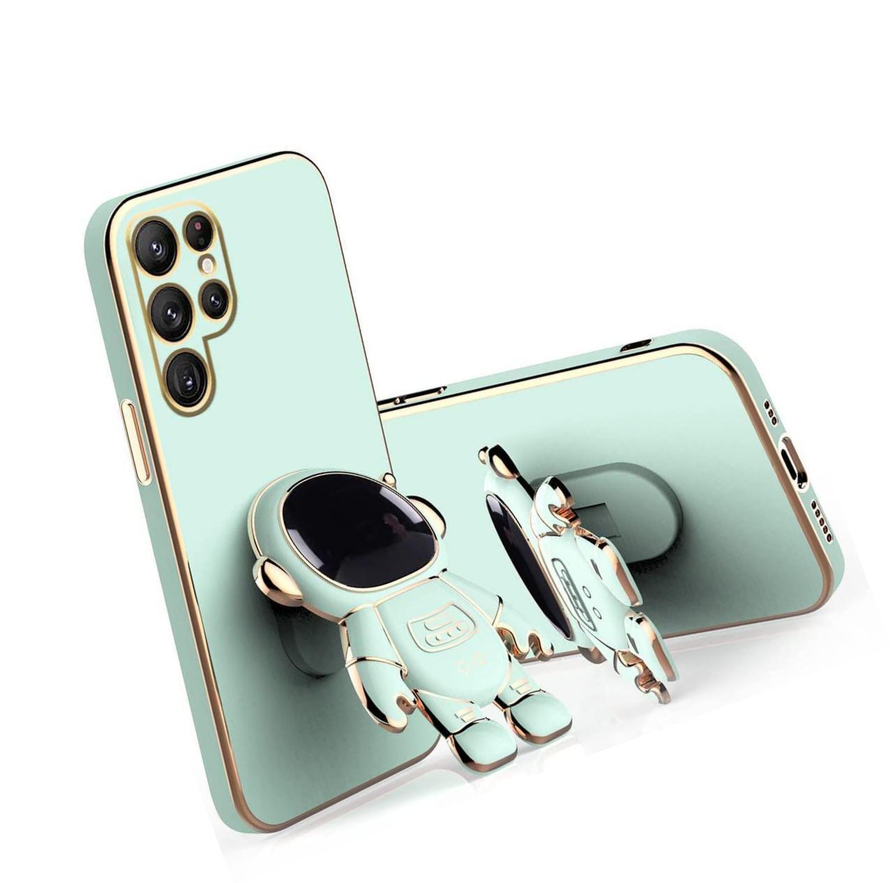 for Samsung Galaxy S22 Ultra Case Silicone with Astronaut - Cases, Covers & Skins