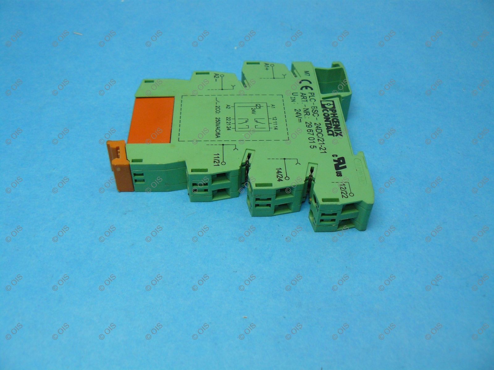 Phoenix Contact 2967015 PLC-BSP-24DC/21-21 Relay Terminal Block W ...