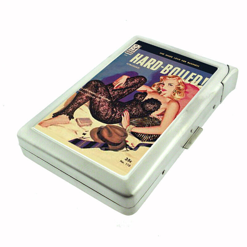 Vintage Pin Up Poster D49 100's Size Cigarette Case with built in ...