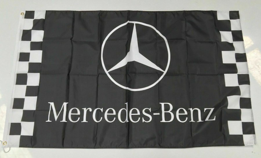 Mercedes Benz Flag - Car Mechanic Workshop Man Cave Kompressor 3x5ft ...