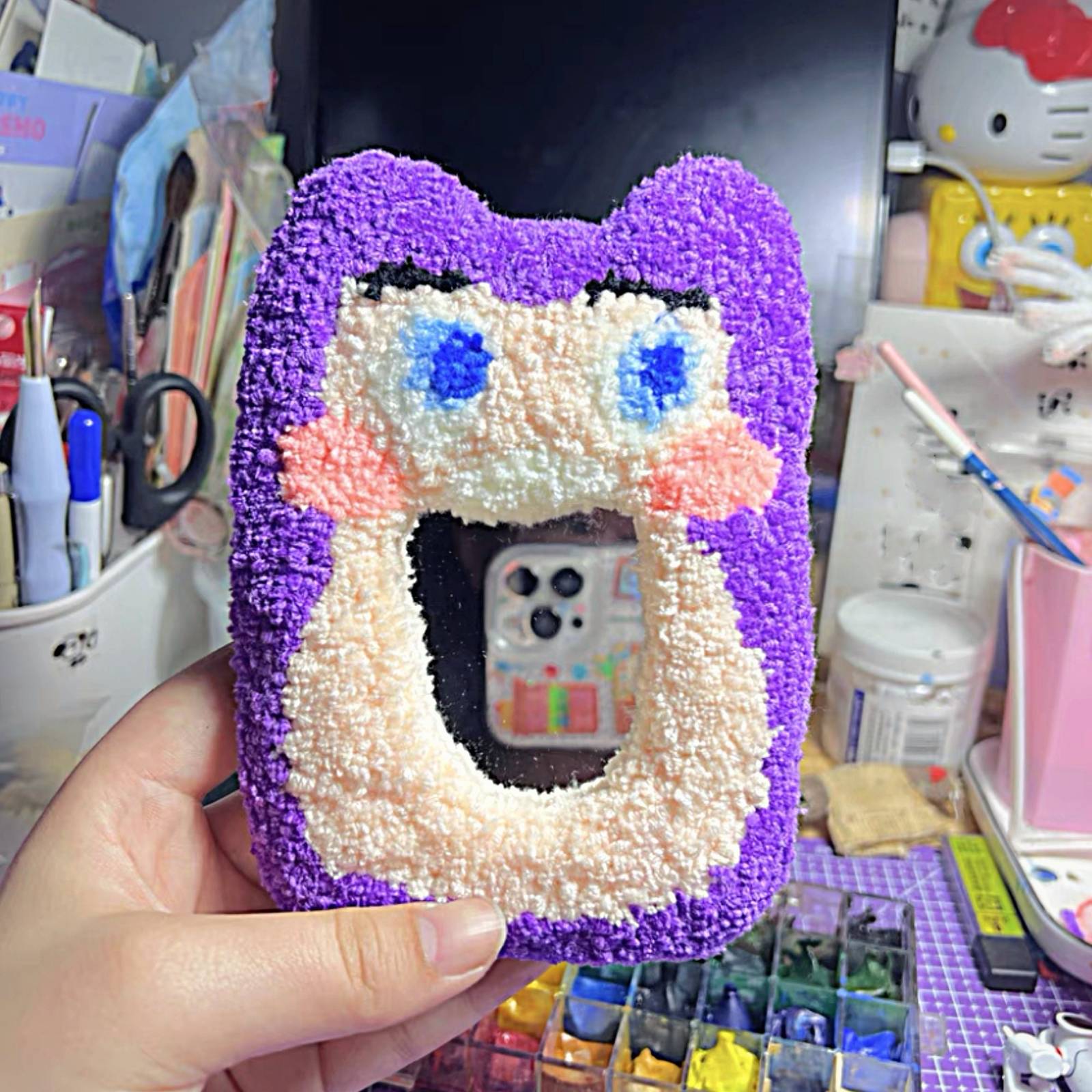 Super cute mini tufting mirror, Cartoon Toy Story Alien Tufted Rug ...