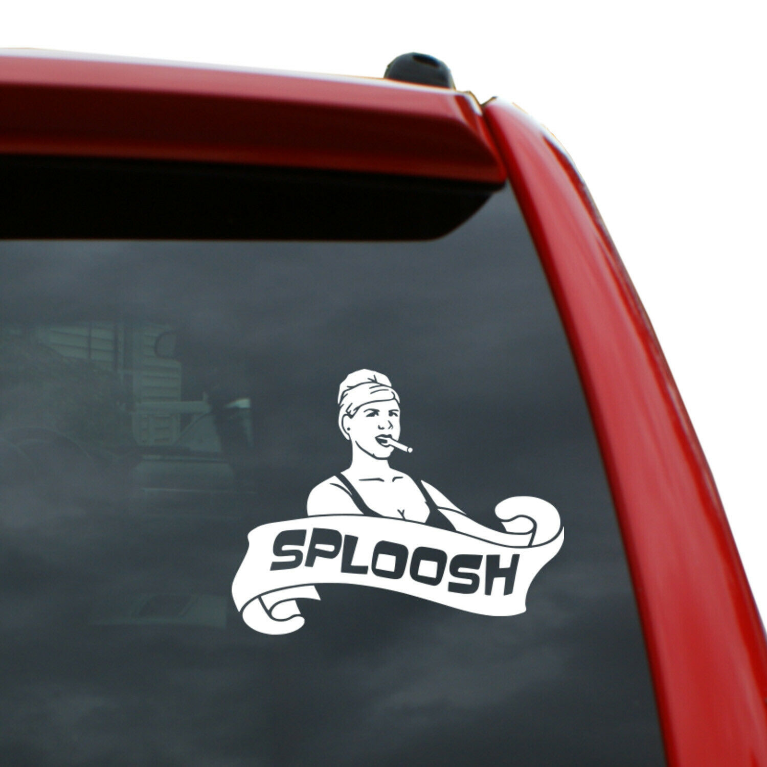 Archer - Pam Sploosh Vinyl Decal | Color: and similar items