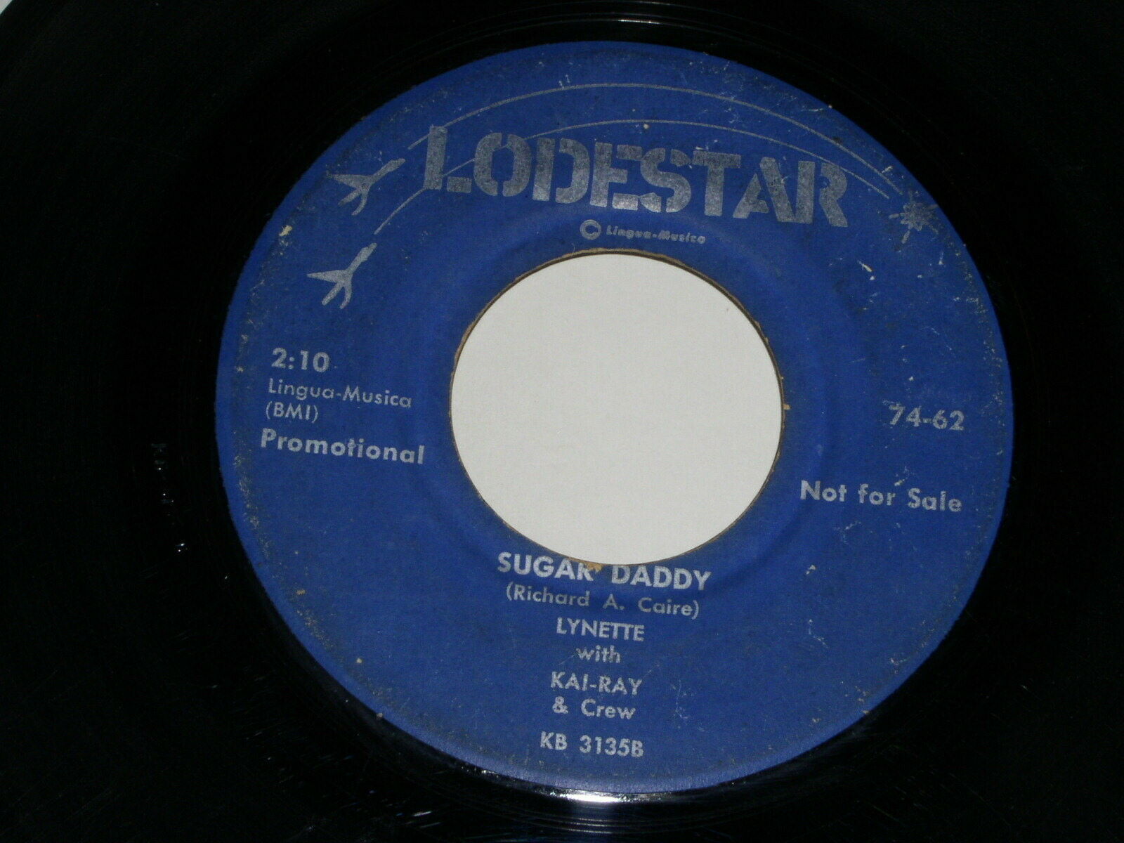Lynette Kai Ray & Crew Limbo Limbo Sugar Daddy 45 Rpm Record Lodestar ...