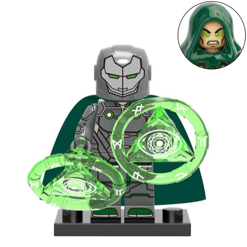 Dr Doom Infamous Iron Man Custom Printed Lego Compatible Minifigure ...