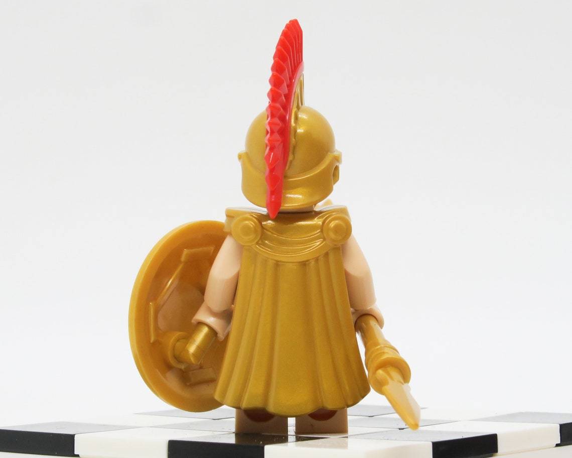 Sparta War Empires Spartan Warrior Soldier Minifigures Weapons and ...