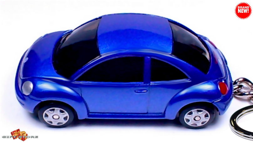 VERY RARE KEYCHAIN BLUE NEW BEETLE BUG CUSTOM Ltd EDITION GREAT GIFT or ...