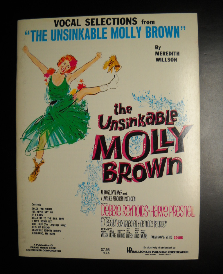The Unsinkable Molly Brown Vocal Selections Meredith Willson 49 pages ...