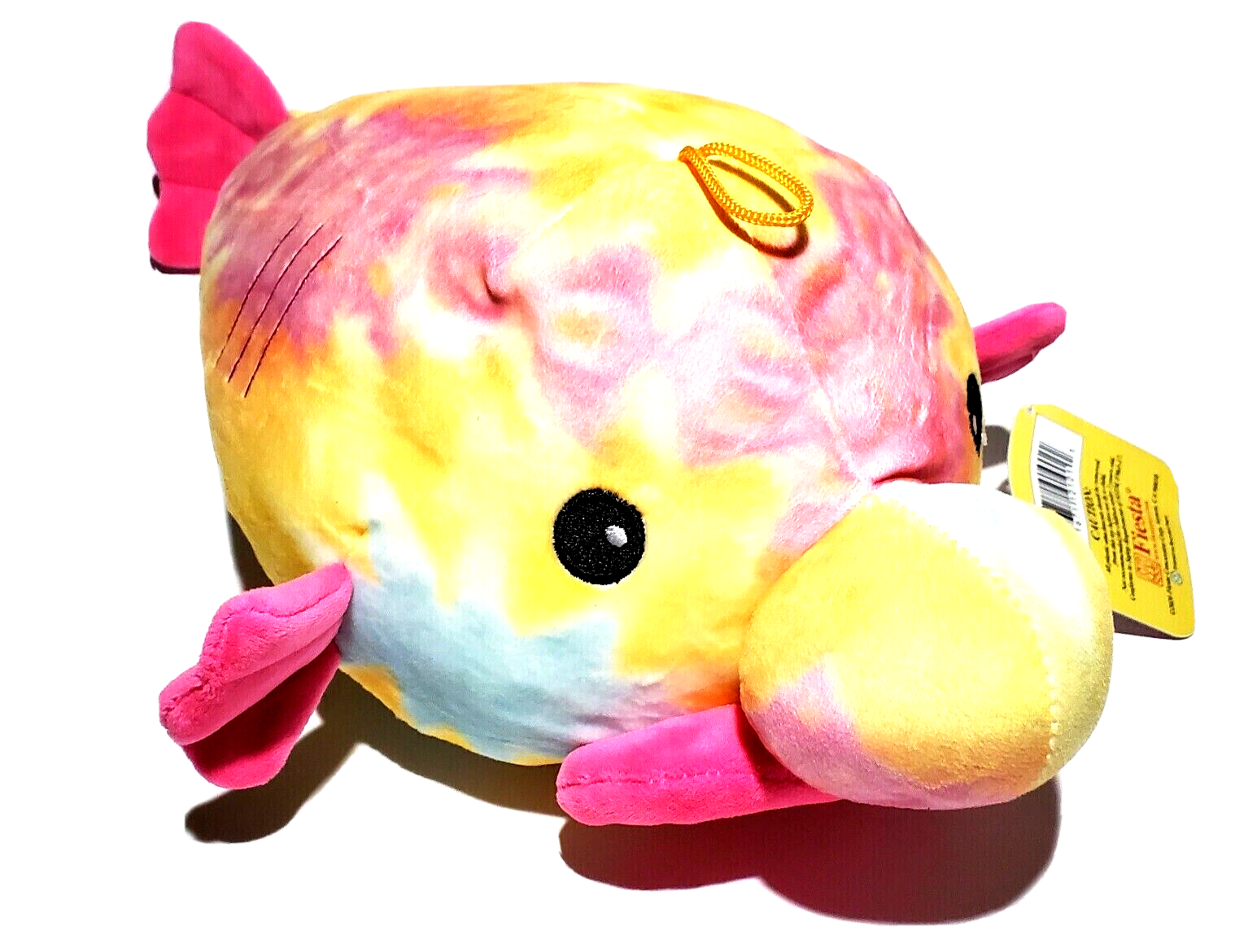 Snugglies Blob Fish Plush Toy Tie Dye . Large 15 Long. Soft. NWT - Other