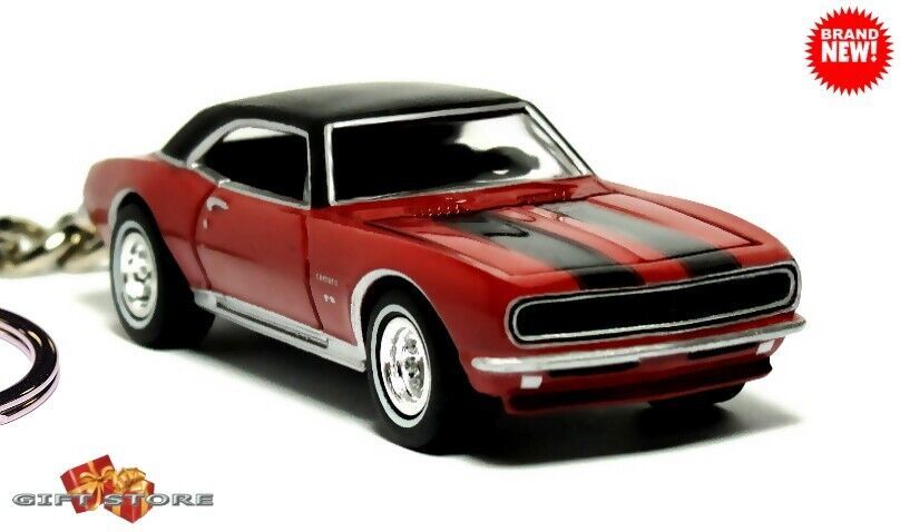 RARE KEY CHAIN 67/68/1969 RED BLACK CHEVY CAMARO RS CHEVROLET CUSTOM ...