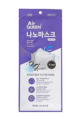 Air Queen Nano Filter Face Mask Individually Packaged (10-Pack ...