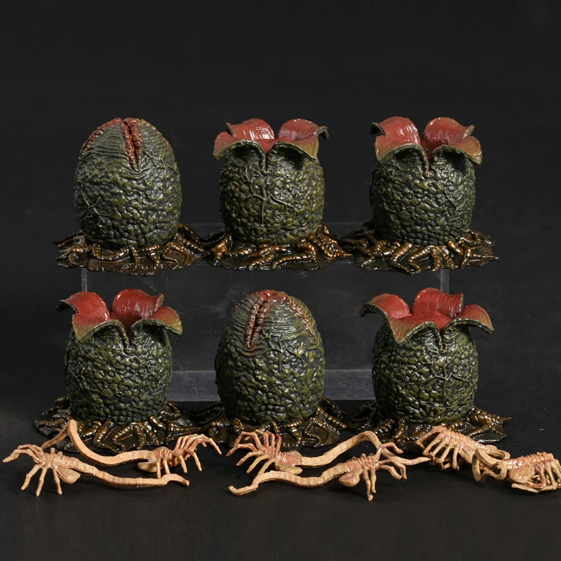 Hiya Toys Aliens Ovomorph Eggs & Facehugger Set for 3.75" Scale (1:18 ...