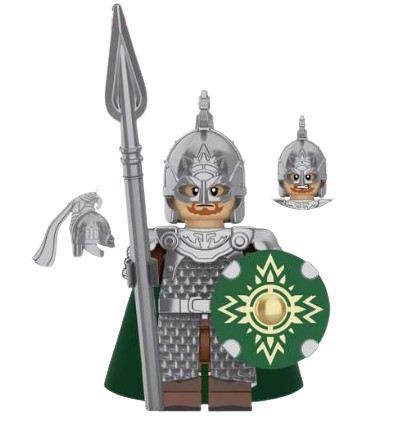 RBToys Lord of the Rings Rohan Warrior XP-357 Minifigure Custom Lego ...