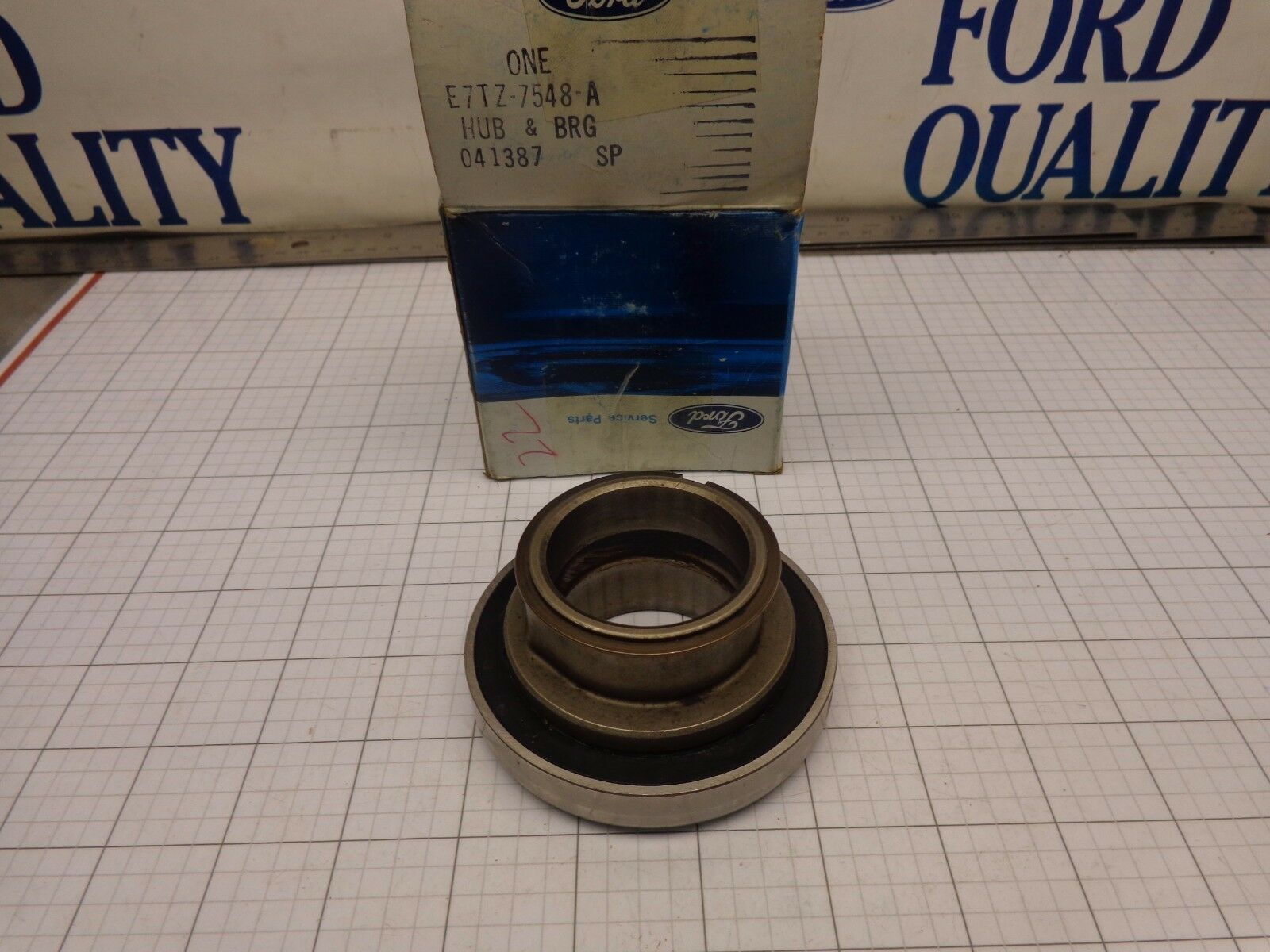 FORD OEM NOS E7TZ-7548-A Clutch Release Throwout Bearing Hub - Other ...
