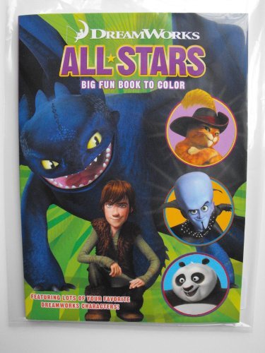 DreamWorks All Stars 96pg Coloring and Activity Book. - Crafts