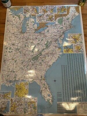 Eastern United States Laminated Wall Map (H) - Maps & Atlases