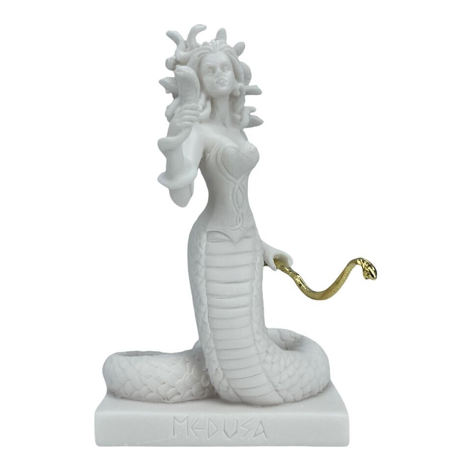 Gorgon Medusa Snake Hair Woman Greek Roman Symbol Statue Sculpture ...