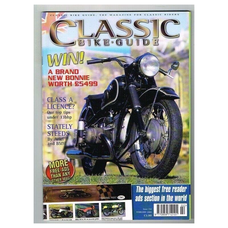 Classic Bike Guide Magazine No.154 February 2004 mbox691 Stately Steeds ...