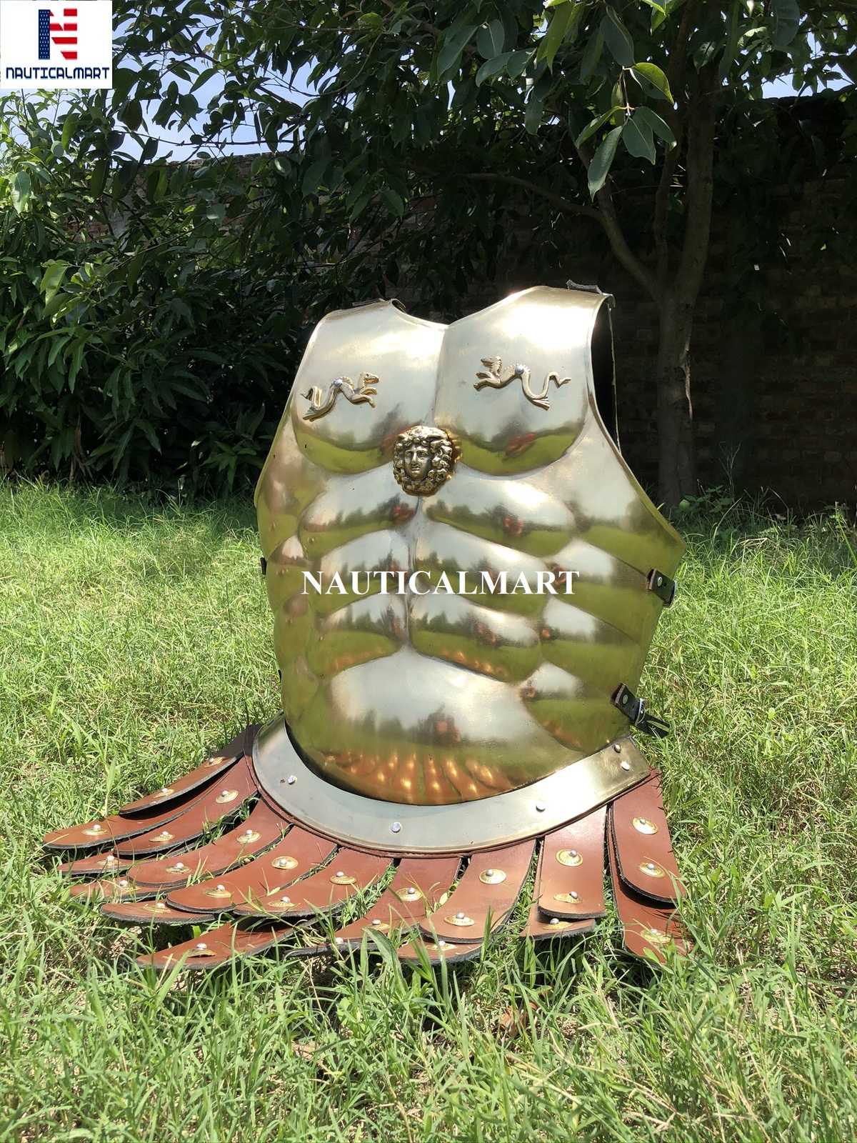 NauticalMart Greek Muscle Armour Halloween Cosplay Costume Medieval ...