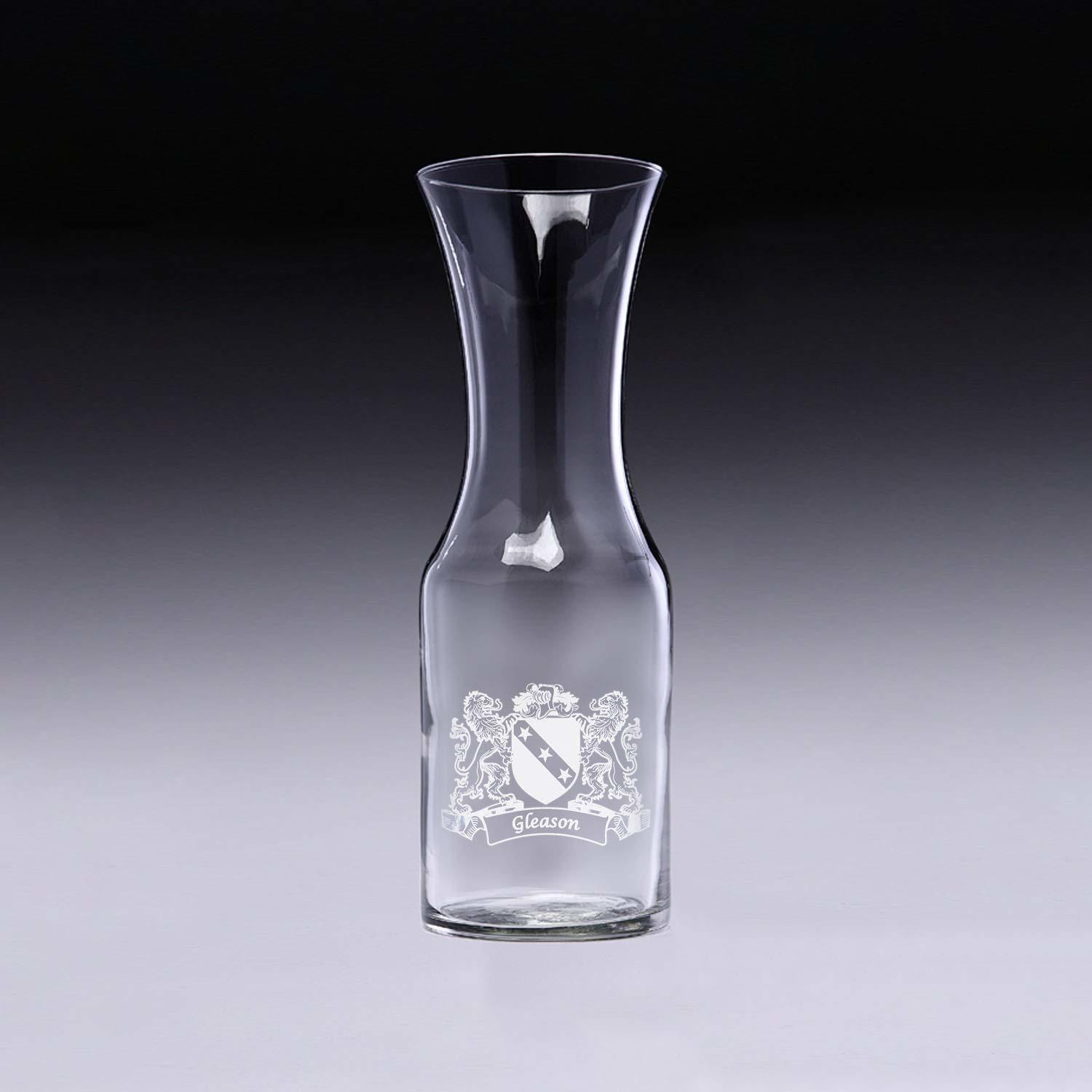 Gleason Irish Coat of Arms Wine Decanter (Sand Etched) - Equipment