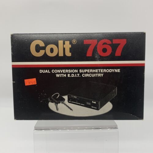 Vintage NOS Colt RD767 Dual Superheterodyne Circuit Radar Detector RS767 New * - Radar & Laser ...