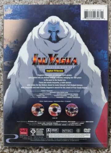 InuYasha First Season Anime Box Set (DVD, 3-Disc Set), English TV ...