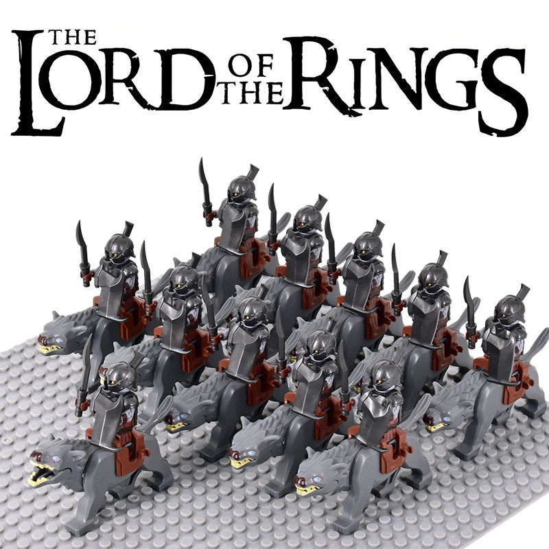 Riders of Heavy Armored Gundabad Orcs Shortswords 22 Minifigures Lot - Building Toys & Blocks