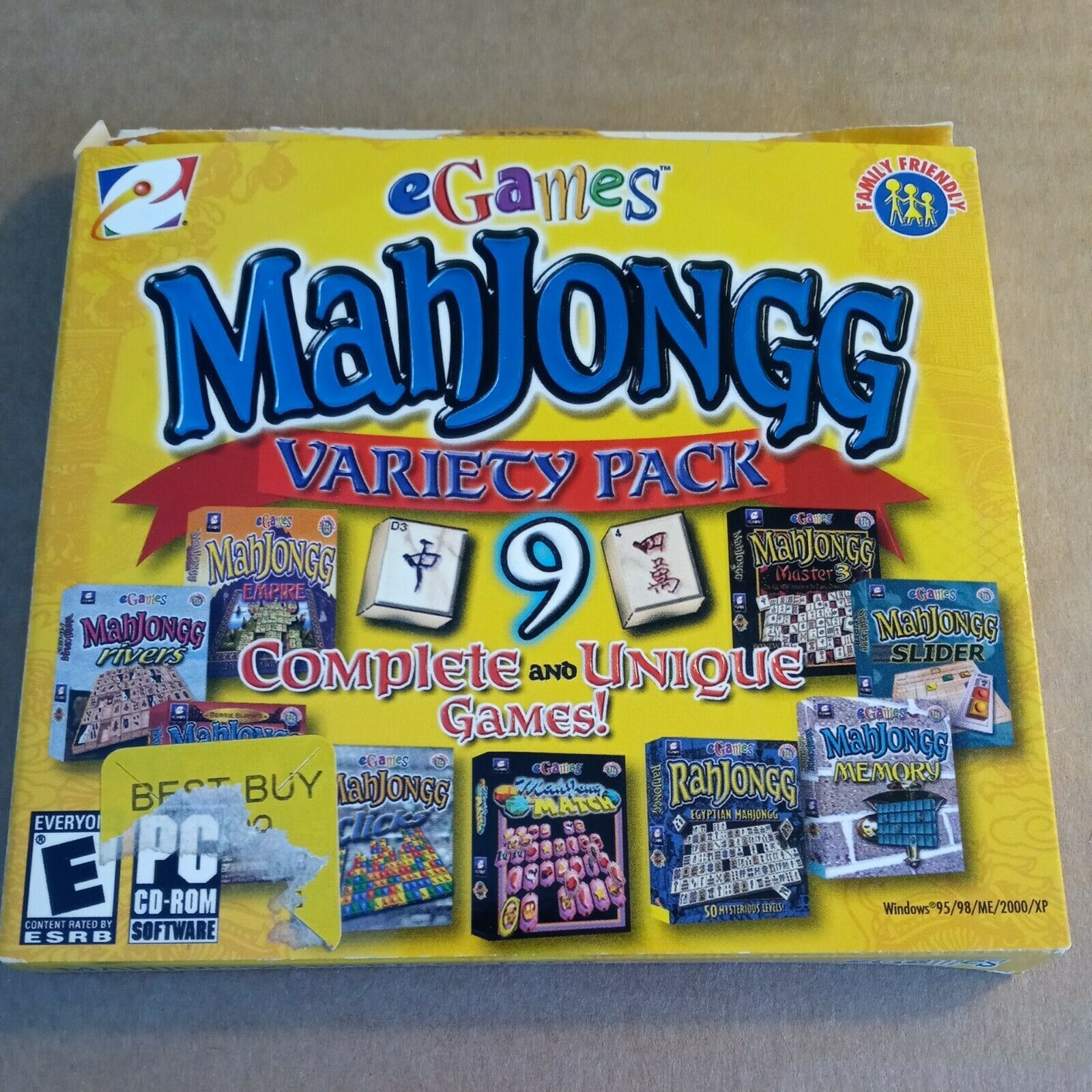 Video Game PC Mahjongg 9 Variety Pack Master and similar items