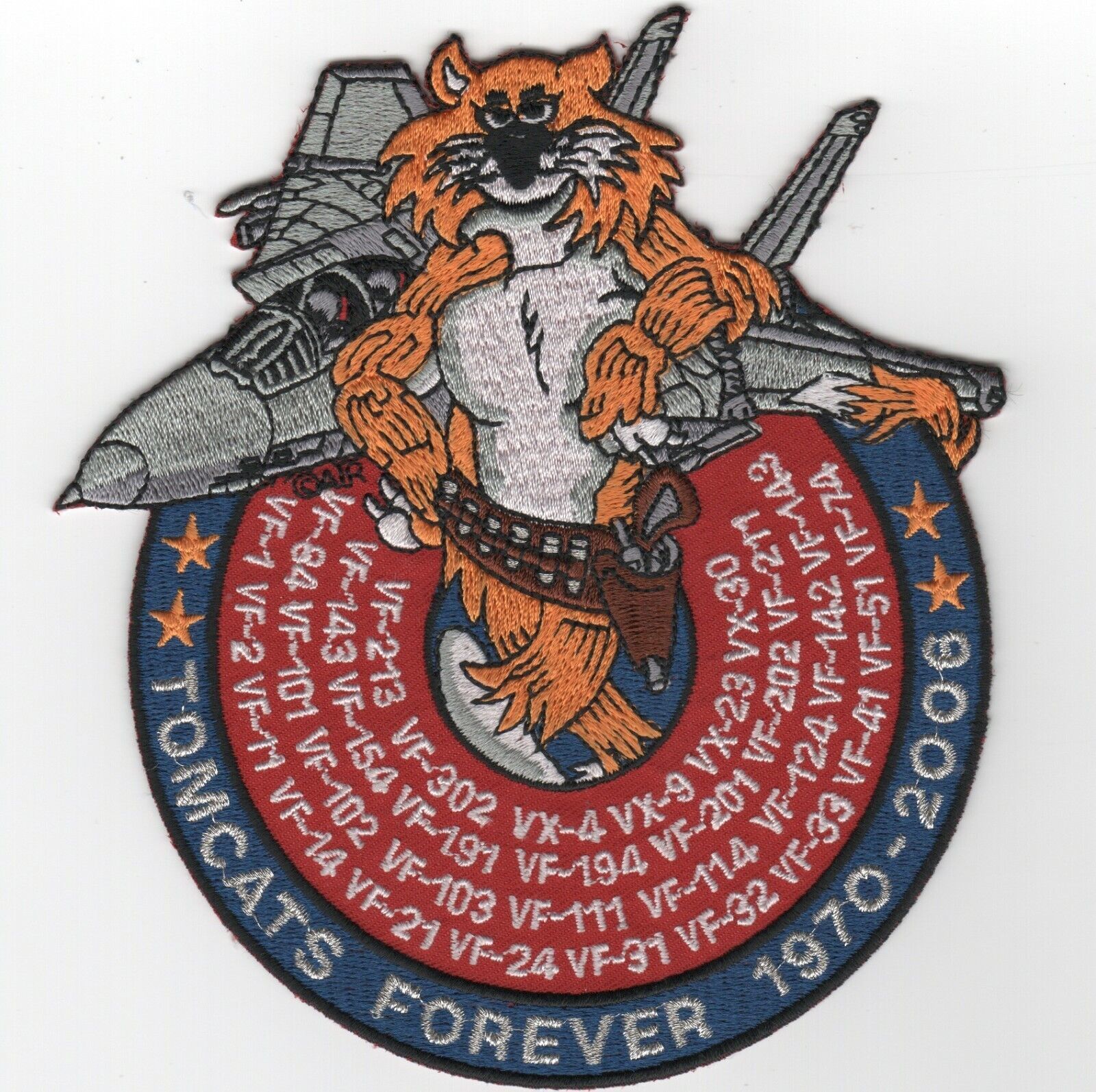 5.5" USN NAVY F-14 TOMCAT TOMCATS FOREVER 1970-2006 MILITARY ...