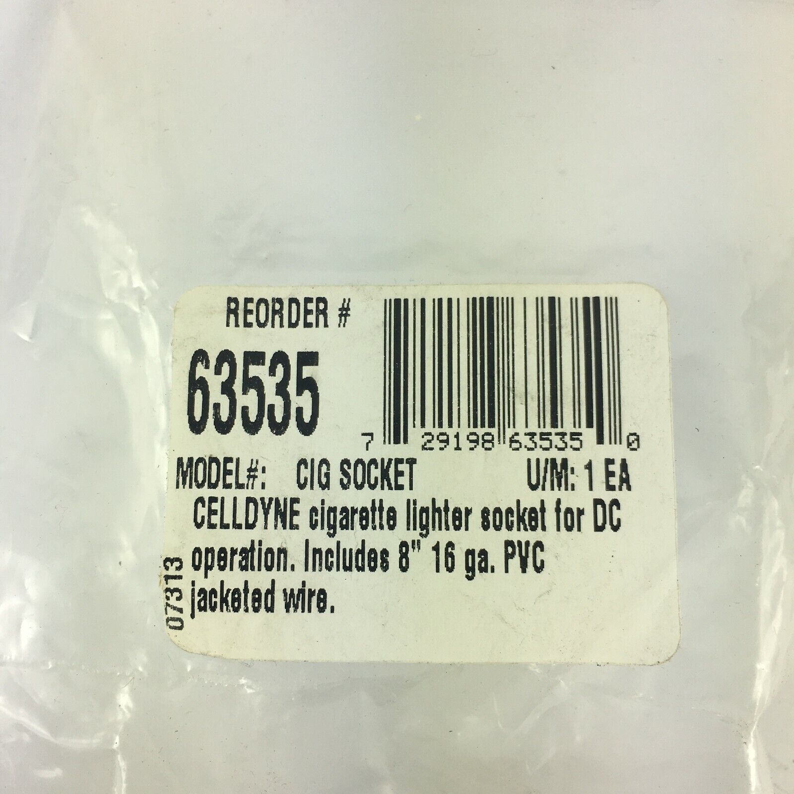 Genuine Celldyne CIG Socket Cigarette Lighter Socket for DC Operation ...