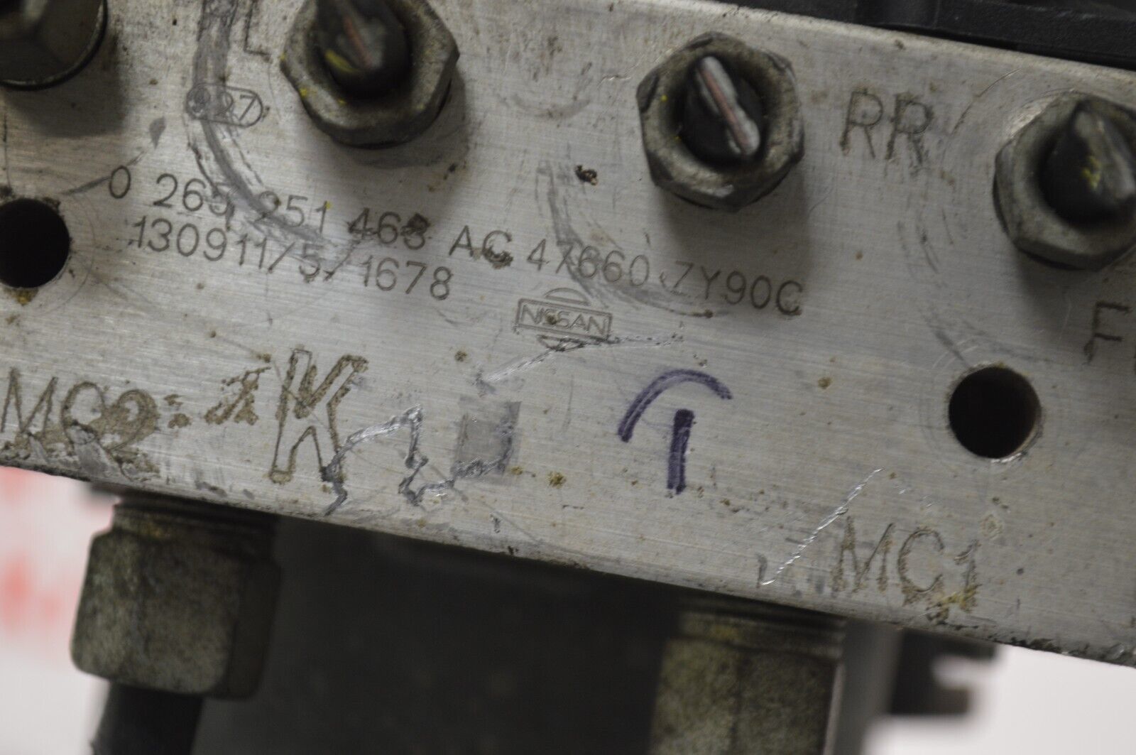 47660ZY90C Nissan Maxima 2014 ABS Anti-Lock Brake Pump Control Module ...