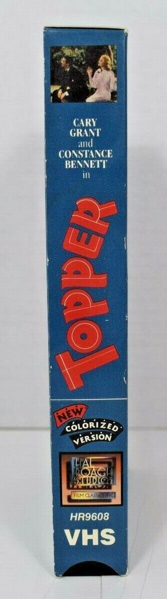 Topper (VHS, 1987) Colorized Version Cary Grant - VHS Tapes