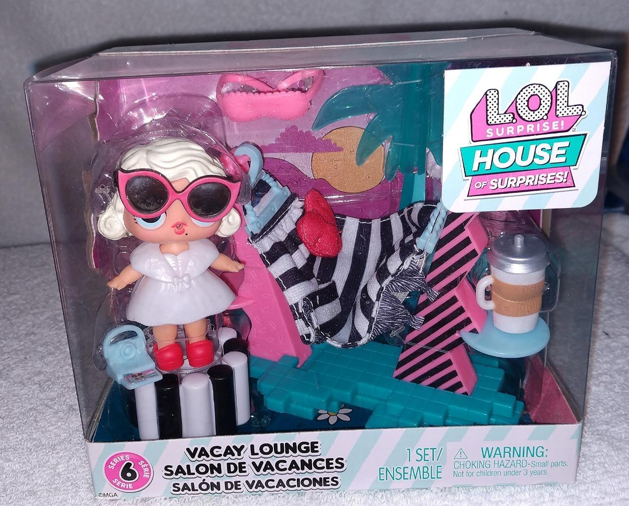 LOL Surprise OMG House Of Surprises Vacay Lounge Play Set Series 6 NEW ...